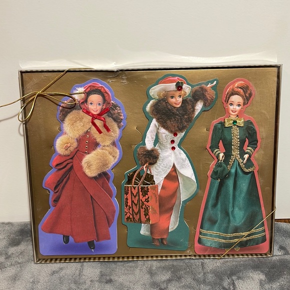 Hallmark | Office | Hallmark Barbie Holiday Cards Victorian Christmas ...